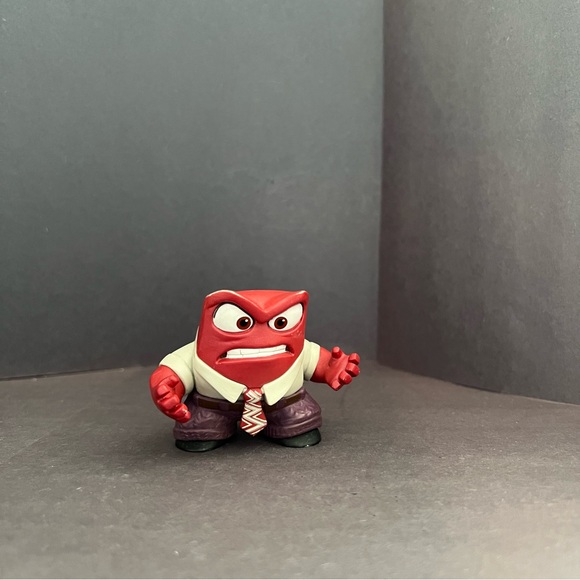 Other | Disney Pixar Inside Out Anger 3inch Mini Pvc Figure | Poshmark